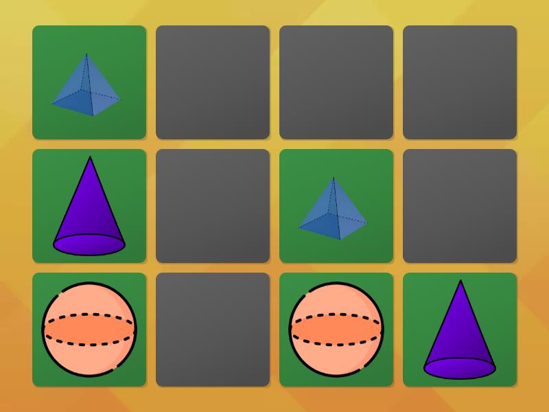 3D Shapes - Matching pairs