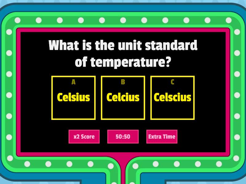 I know Temperature^^ - Gameshow quiz
