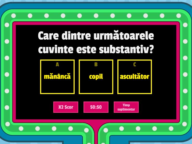 Chestionar-Joc - Gameshow quiz