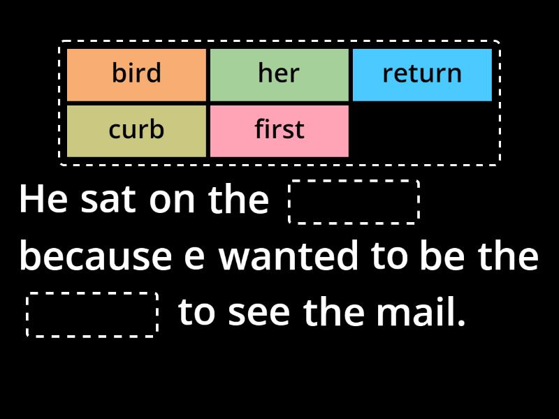 Murmur Dipthong Sentences - Complete the sentence