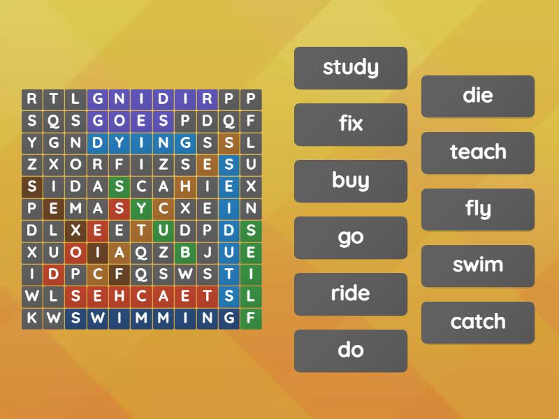 rule for simple presen tense and present progressive or continues ...