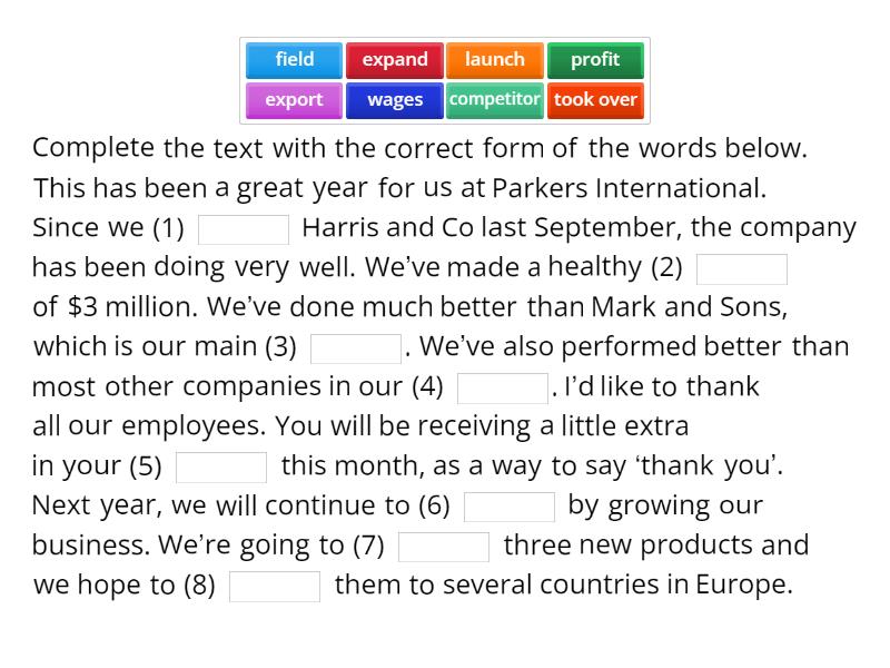 Roadmap B1+ Unit 5A WB. ex.2 - Complete the sentence