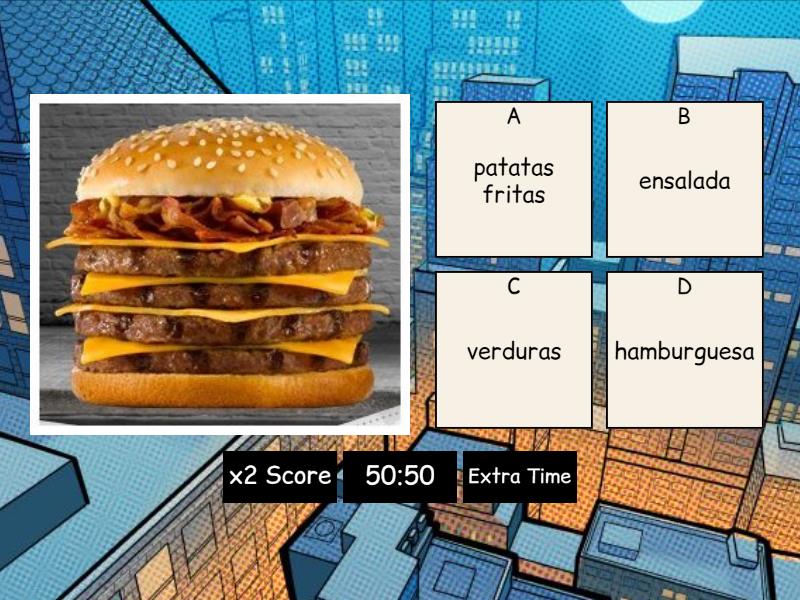 La comida - Gameshow quiz