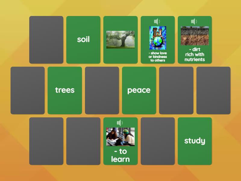 Wangari's Trees of Peace - Combine os pares