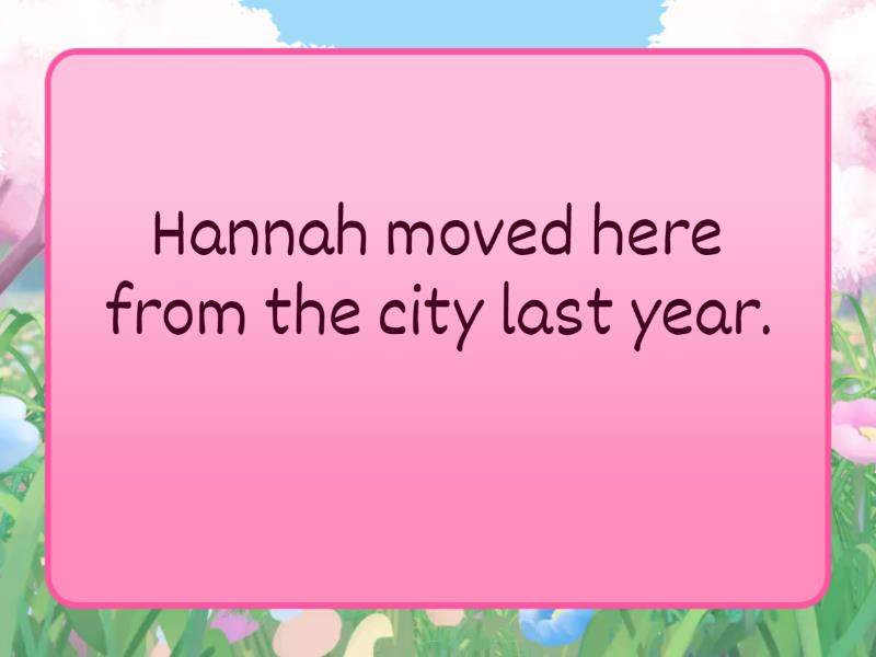 Preposition - Flash cards