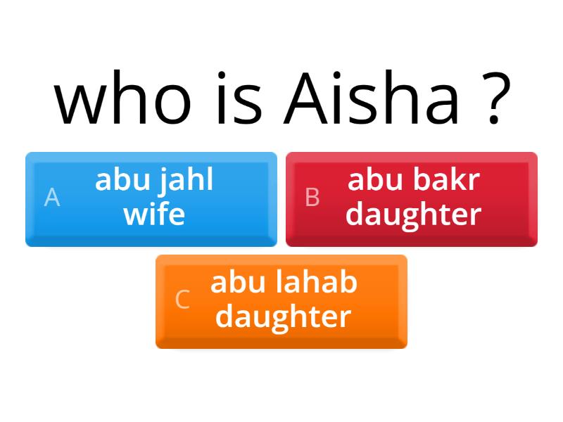 Aisha - Quiz