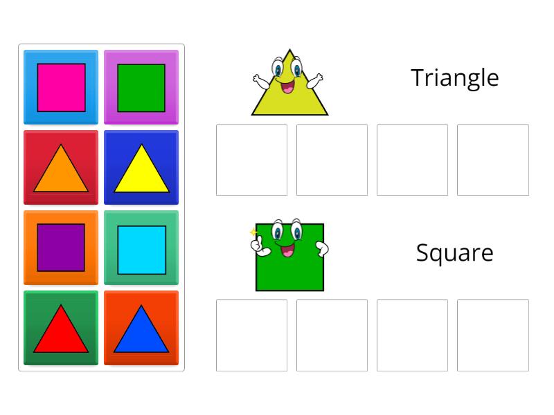 Triangle & Square - Group sort