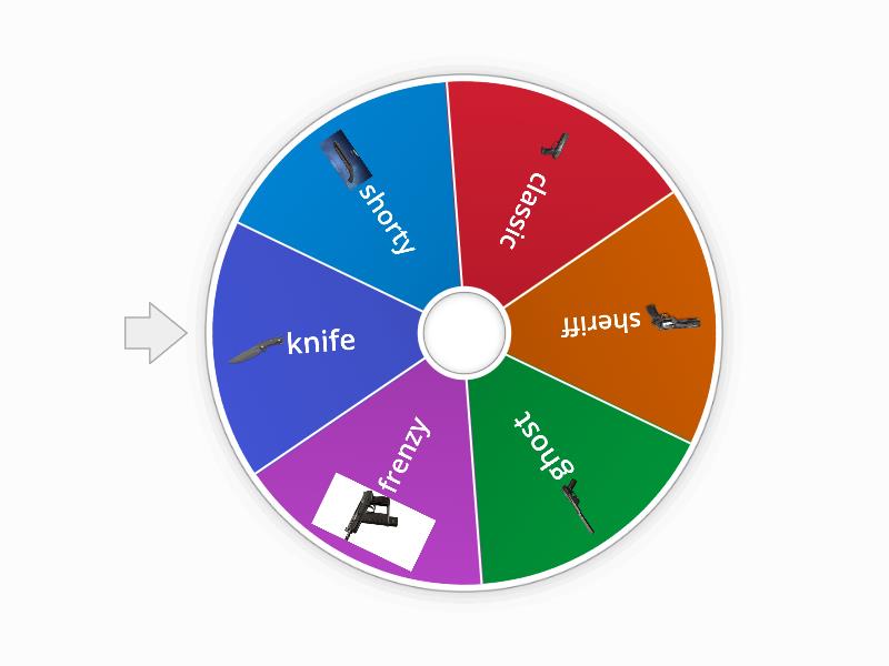pistolety valorant - Spin the wheel
