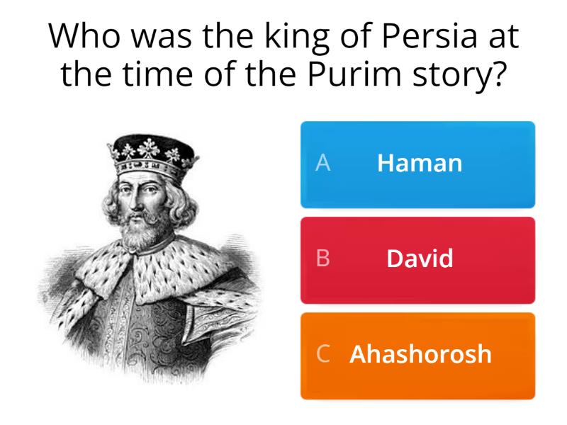 Purim Trivia 1 - Quiz