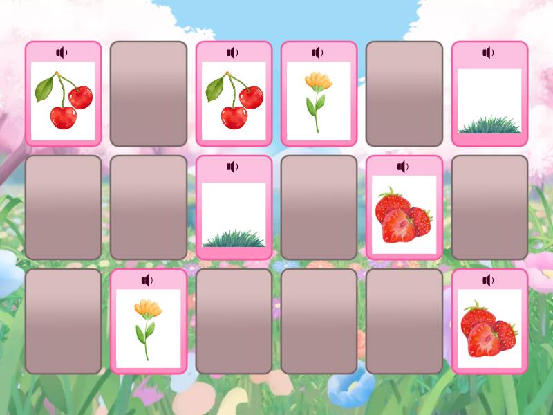 SPRING VOCABULARY - Matching pairs