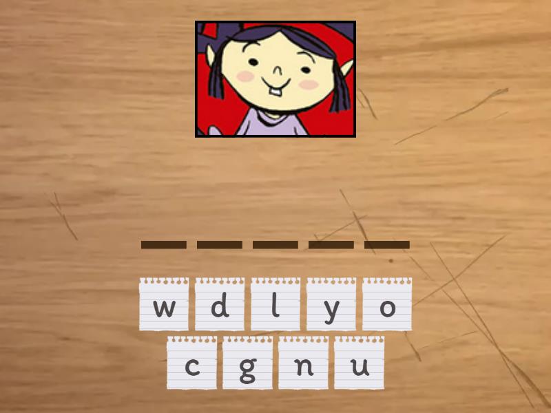 KB1 U4 spell the adj - Spell the word