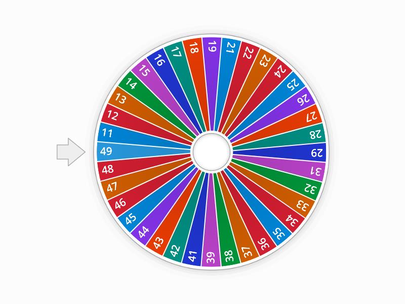 Roleta Bingo - Spin the wheel