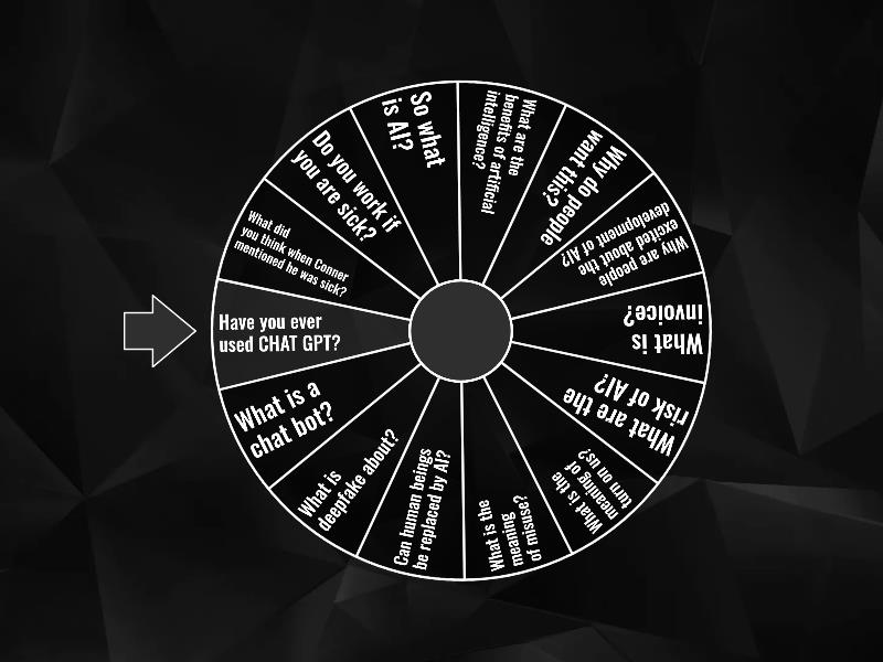 AI - Spin the wheel