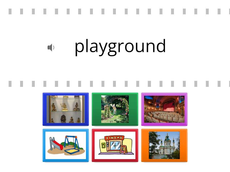 smart junior 2 Unit 6 Town - Find the match