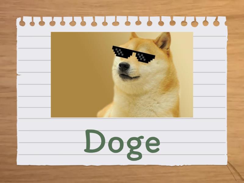 Describe a meme - Flash cards