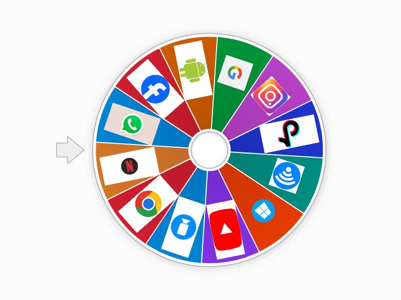3° RECONOCE LOS LOGOS DE ALGUNAS APP O PROGRAMAS - Spin the wheel