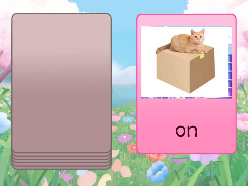 KB 2. Prepositions of place. - Speaking cards