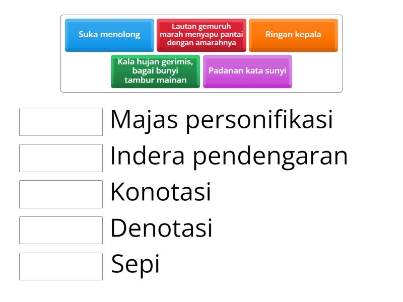 Latihan soal - Match up