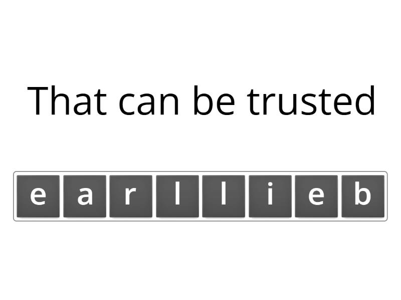 ANAGRAM Personality traits - Anagrama