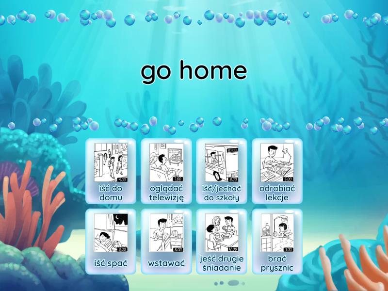 UNIT 5 DAILY ROUTINES - Find the match