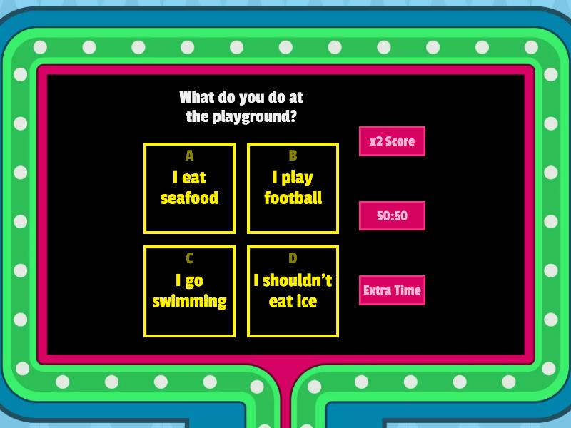 review question - Gameshow quiz