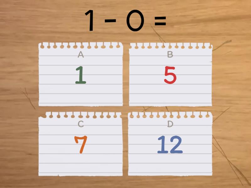 Math Mix Fluency Challenge - Quiz