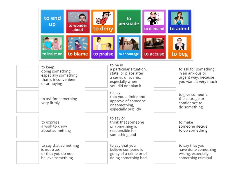 Introduction A: Verbs - Match up