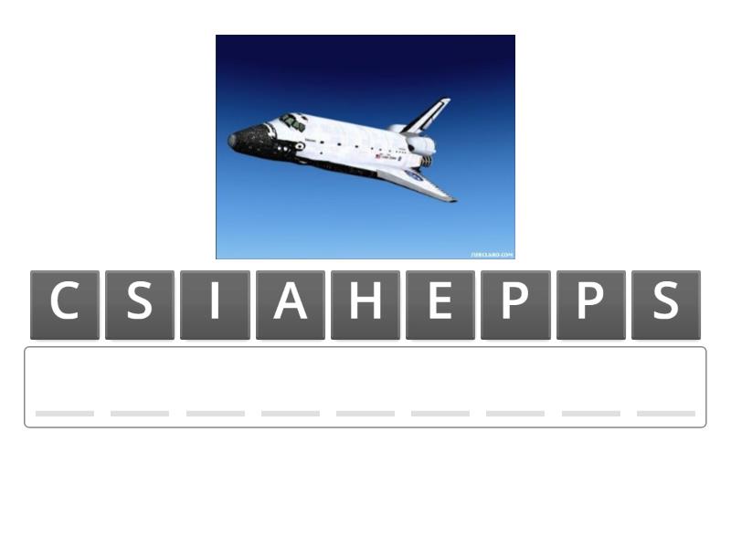 SPACE VOCABULARY - Anagrama