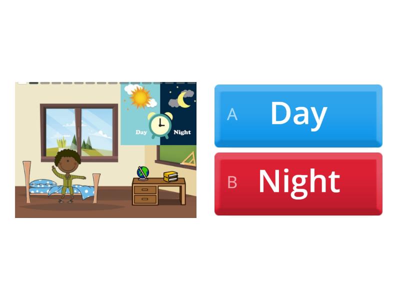 Day and Night Activities - for PAUD - Quiz