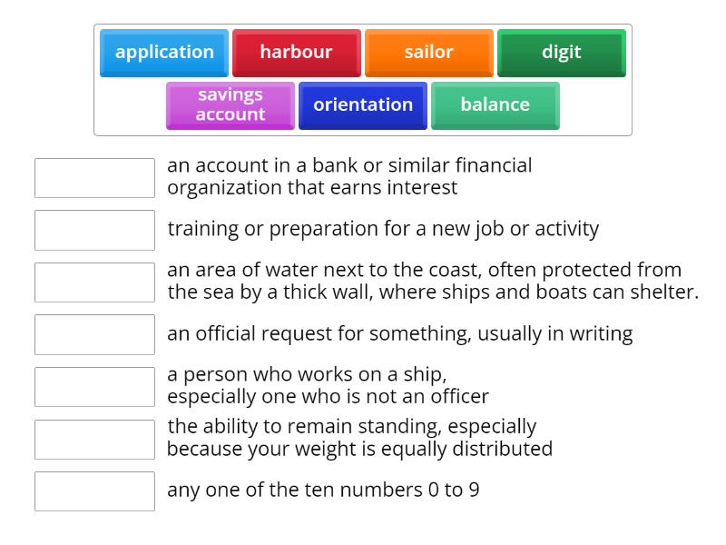 Unit 2 - Lesson 3 - Listening - warm-up - Match up