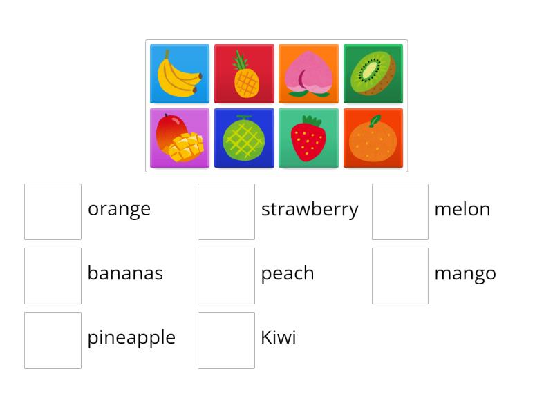 fruit - Match up