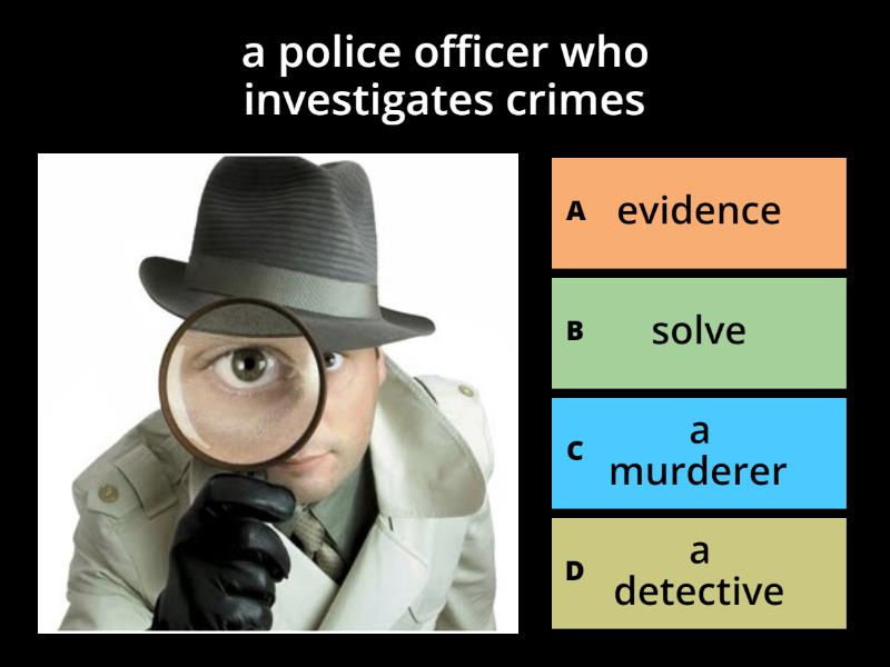 EF Inter crime vocabulary HW - Quiz