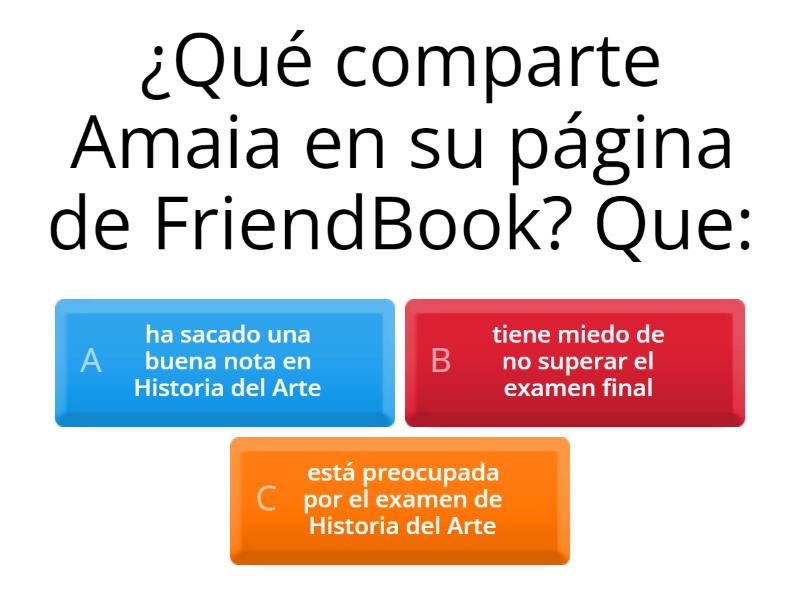 Amaia se conecta - cap. 4 - Quiz