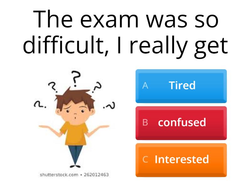 SG1 U10 Form, Meaning and Function Adjectives with ed - Quiz