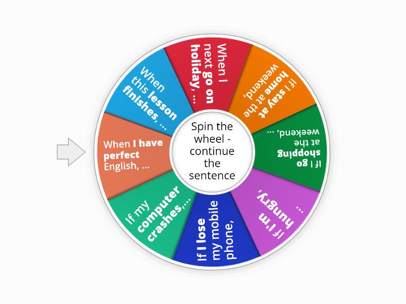 Real Conditionals - Spin the wheel