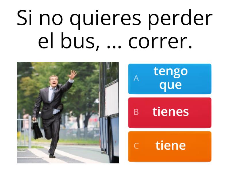 Tener que / hay que - Quiz