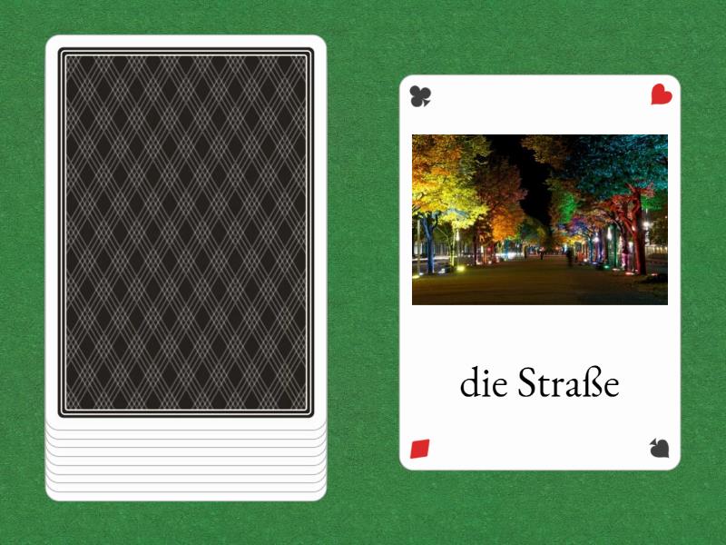 Orte in der Stadt - Cartas al azar