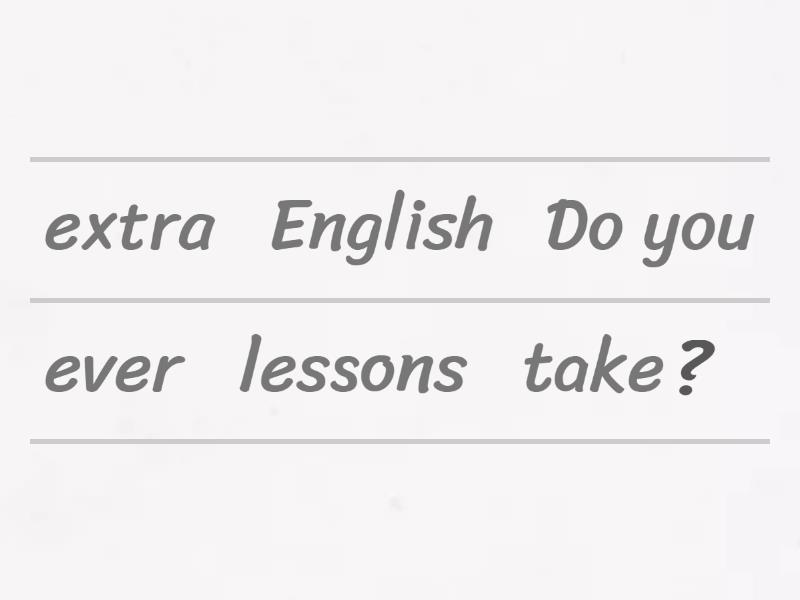 rm a2 3c Present Simple. Questions - Reordenar