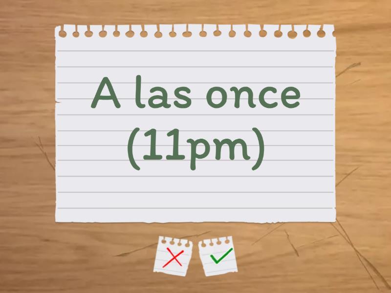 La rutina y la hora - Flash cards