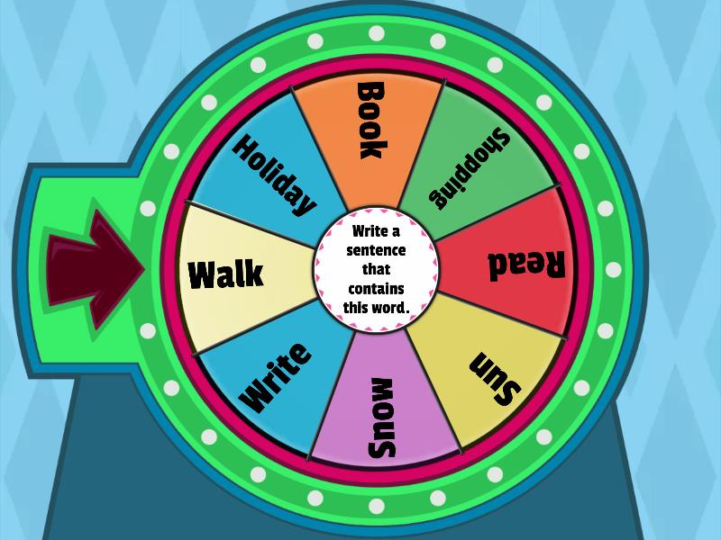 Putting Words into Sentences - Rueda aleatoria