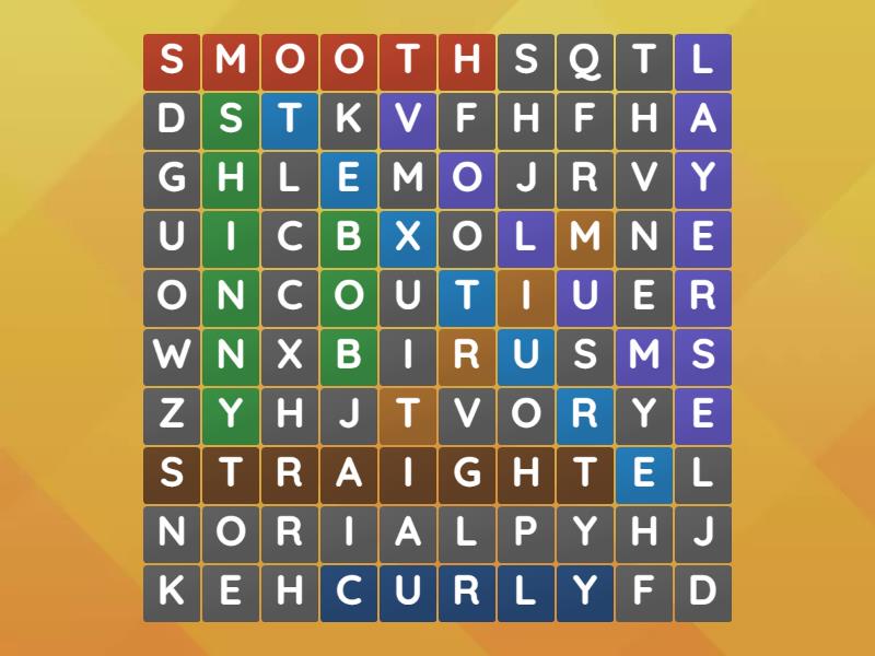 Find the vocabulary words you have learned - Sopa de letras