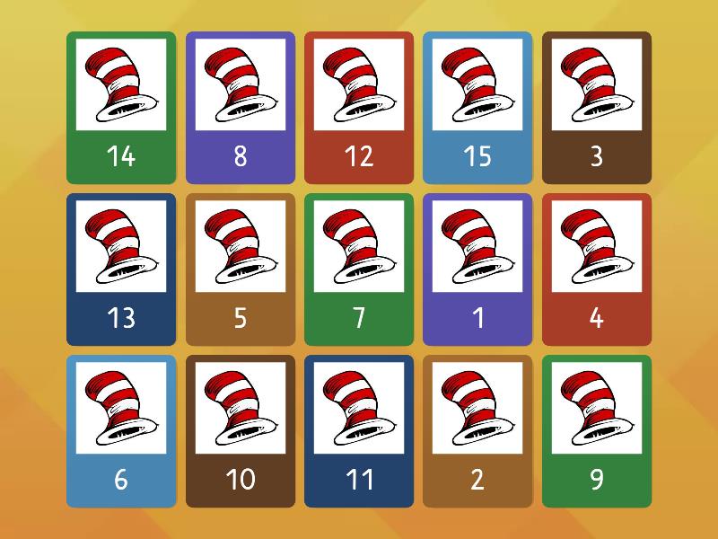 Dr. Seuss Scavenger Hunt - Flip tiles