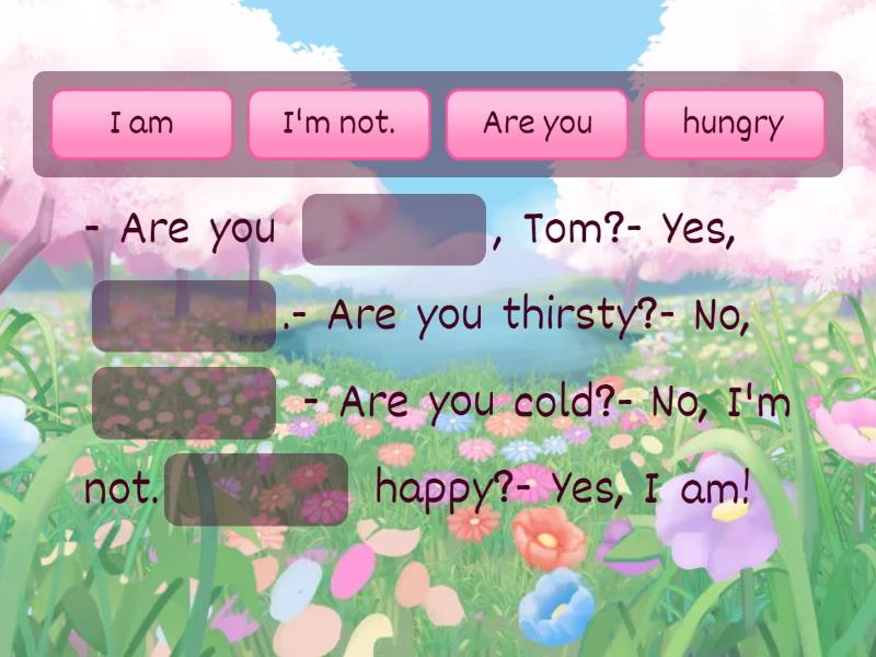 Dialogue - Missing word