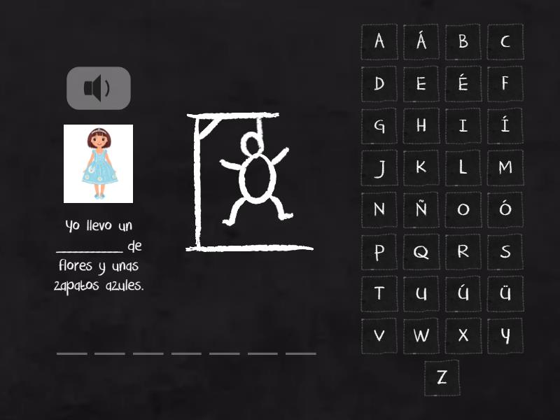 ¿Qué ropa llevas hoy? - Ahorcado