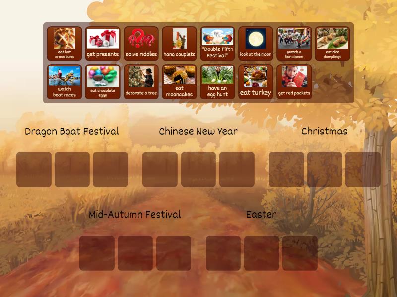 Festivals - Group sort