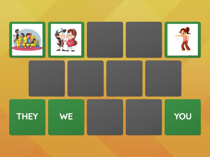 Memory game Pronouns - Parejas