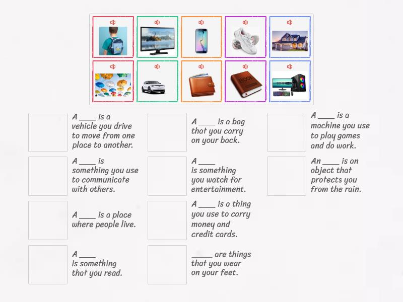 Common Things - Match up