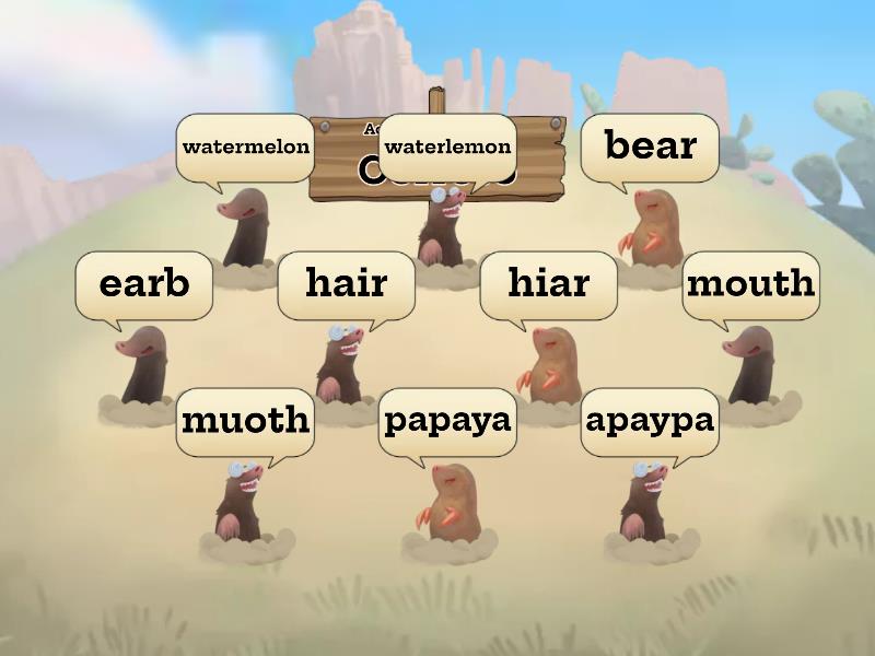 bate bate - Whack-a-mole