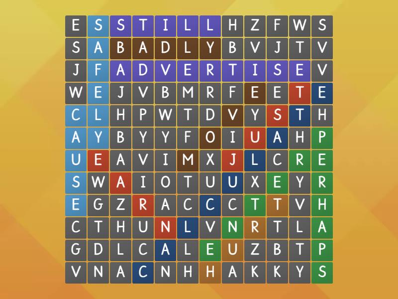 Gateway A2 Unit 3. Cliff Diving. Vocabulary. Verbs and Adverbs - Поиск слов