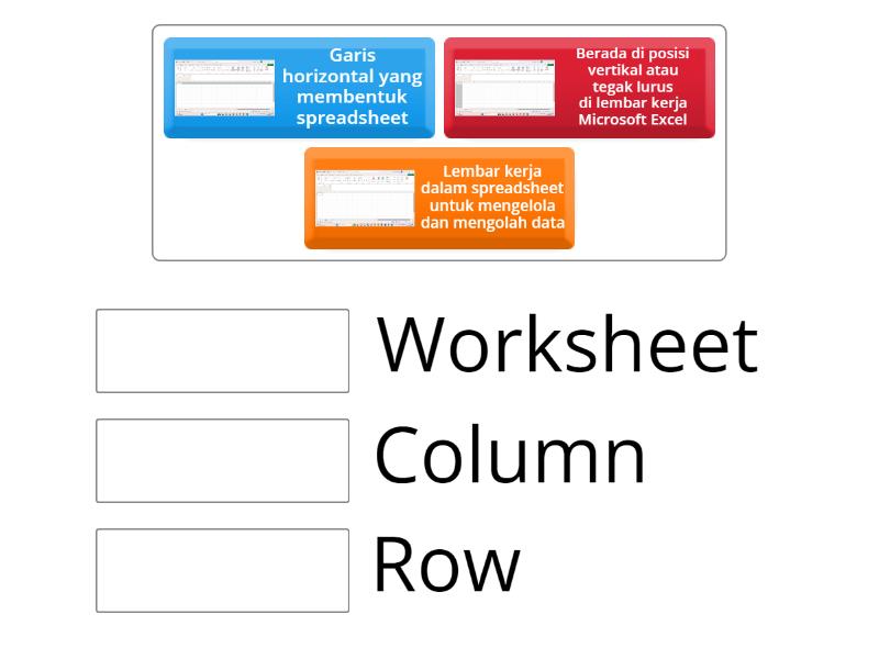 Pop Up Quiz 3 - Match up